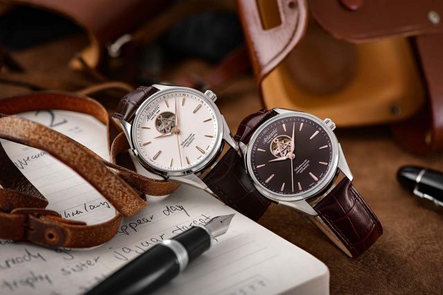 Worldmaster Open Heart Limited Edition | Chocolate – Atlantic Watches
