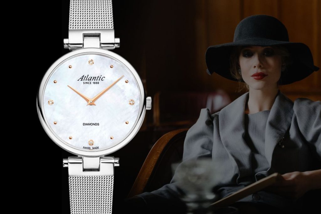 Elegance Royal Diamonds Edition | Stainless Steel – Atlantic Watches