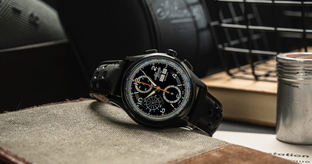Atlantic Worldmaster Prestige Valjoux Black PVD Chronograph – Atlantic ...