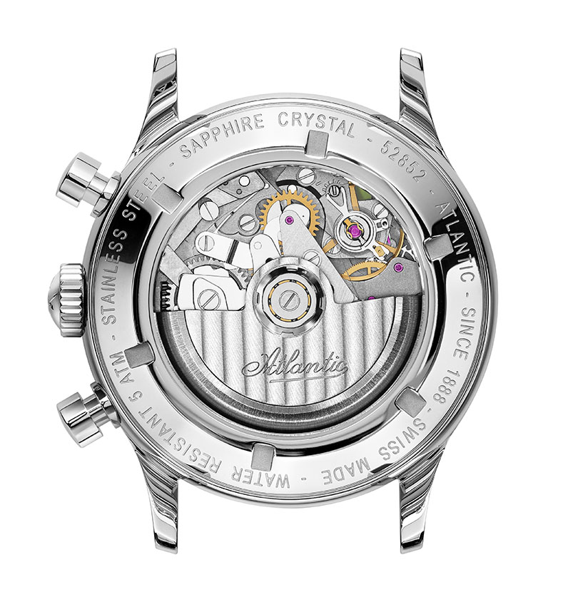 Atlantic Worldmaster Bicompax Dual Color on Leather Strap – Atlantic ...