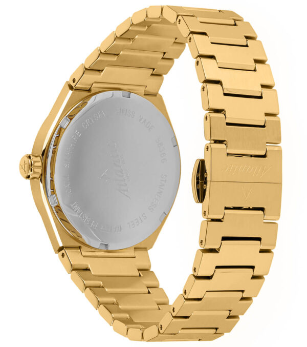 Seawave Gents | Yellow Gold PVD Silver Dial – Atlantic Watches