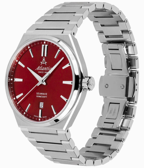 Seawave Gents | Red Dial – Atlantic Watches